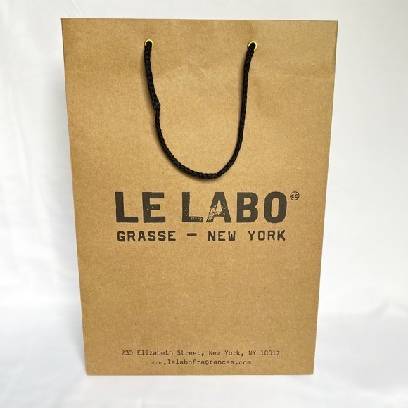 Le Labo | Bags | Le Labo Grasse New York Brown Paper Boutique Shopping ...